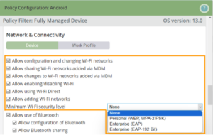 New Security Policies for Android 13 Wi-Fi Configuration - Cortado Blog