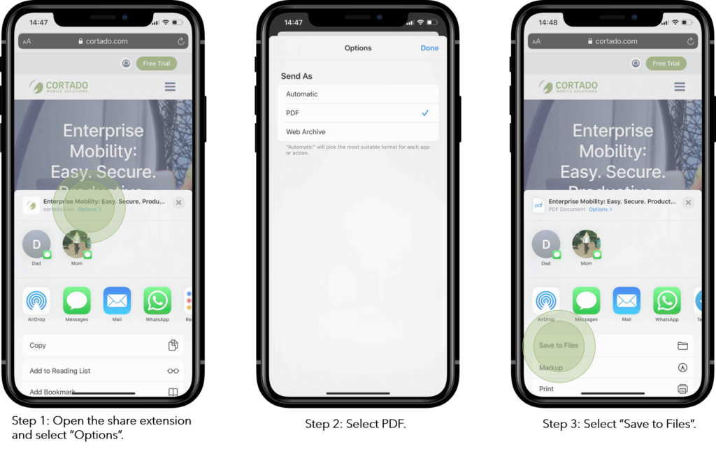 How To Create A PDF With IPhone And IPad Safari Photos 