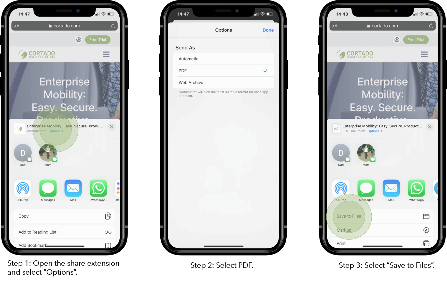 How to Create a PDF with iPhone and iPad (Safari, Photos...)