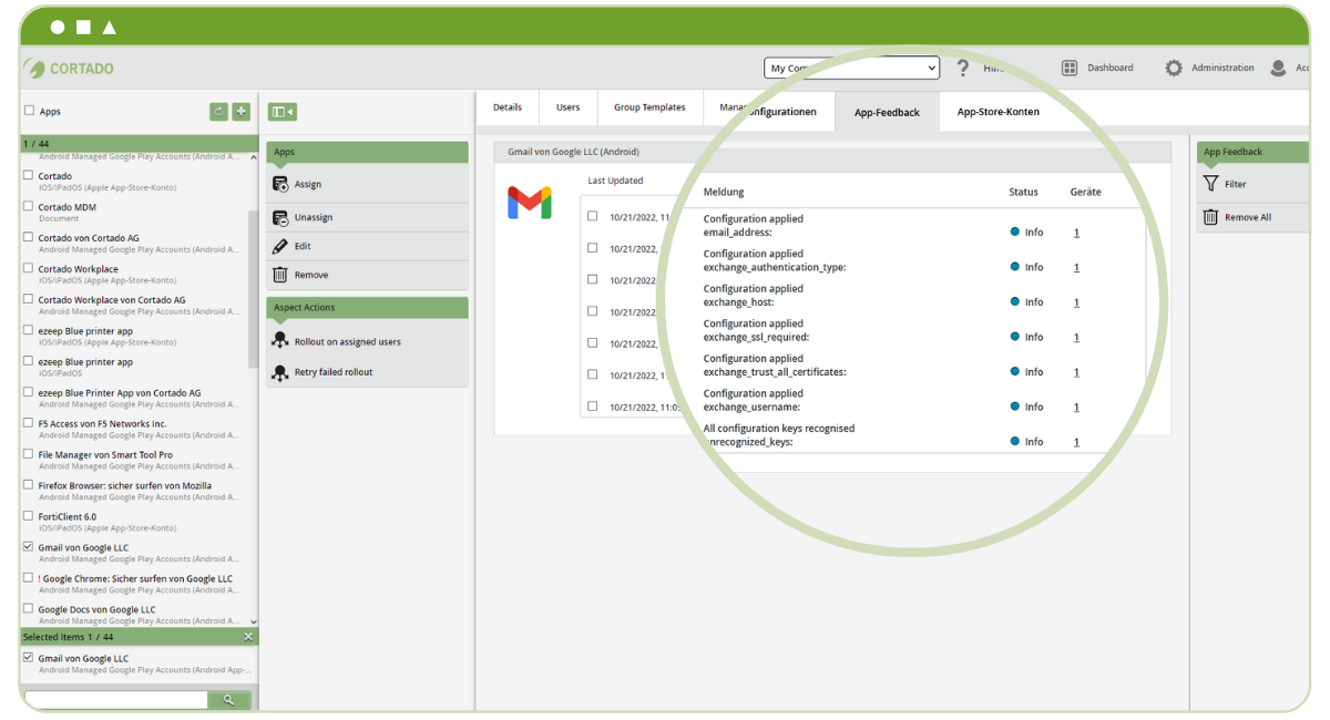 New: App Feedback for Managed Android Configurations - Cortado Blog