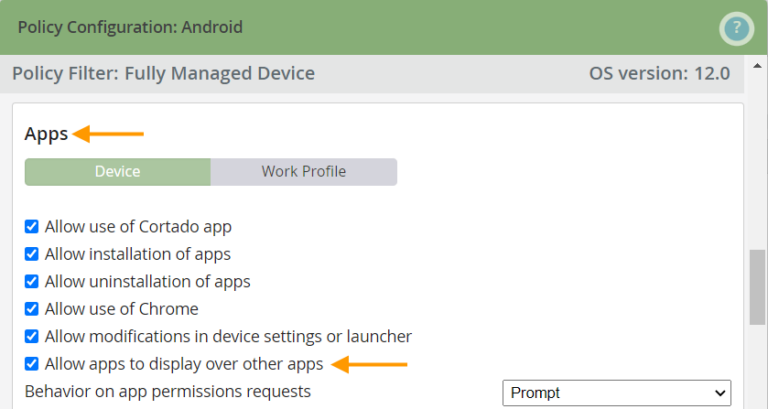 Android App Overlay Control: Enable or Disable with MDM
